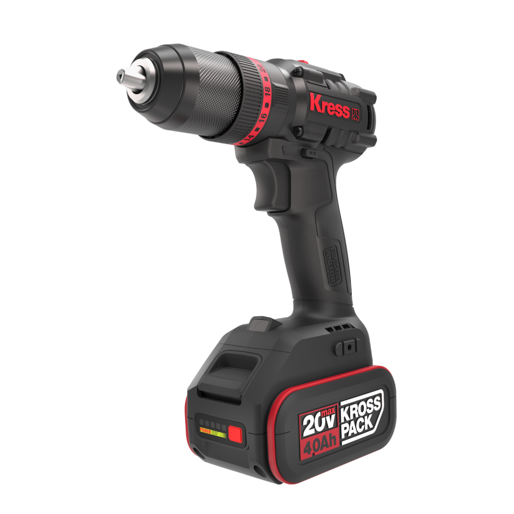 KUC30 - 20V Brushless 55Nm Hammer Drill Kit - Kresstools.com
